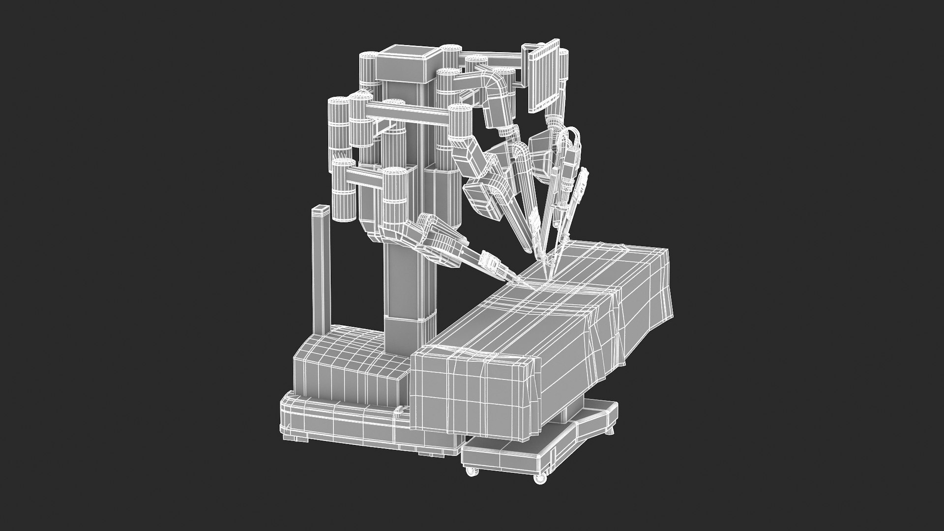Robot surgical 3D model - TurboSquid 1516061