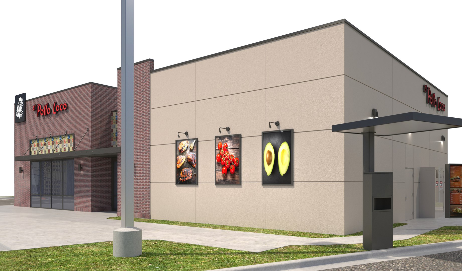 3D Exterior El Pollo Site - TurboSquid 1315674