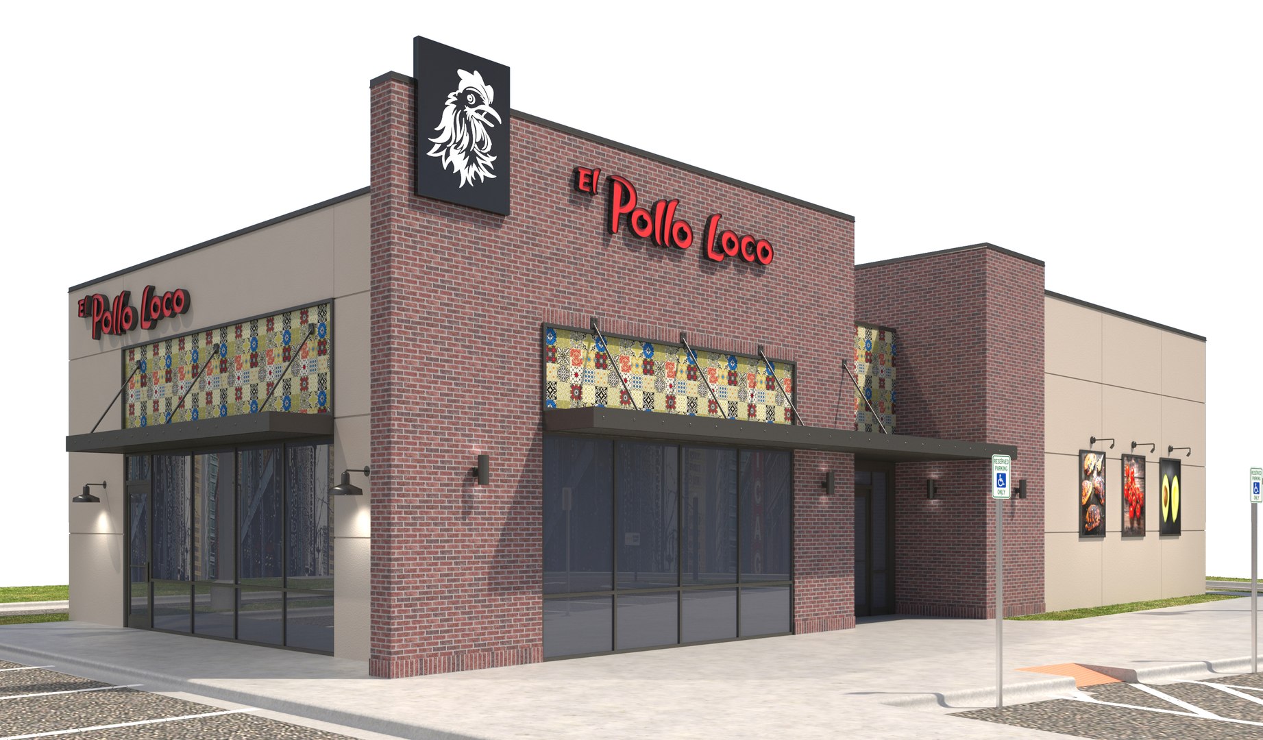 3D Exterior El Pollo Site - TurboSquid 1315674