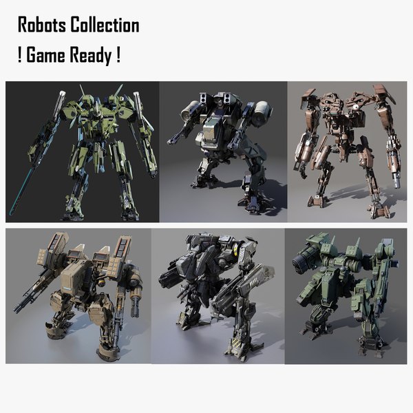 Robots Collection 3D model - TurboSquid 1879847