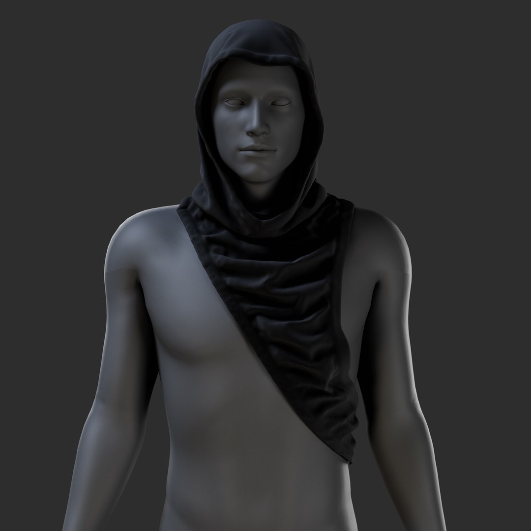 Hoods Shawls 3D Model - TurboSquid 1817096