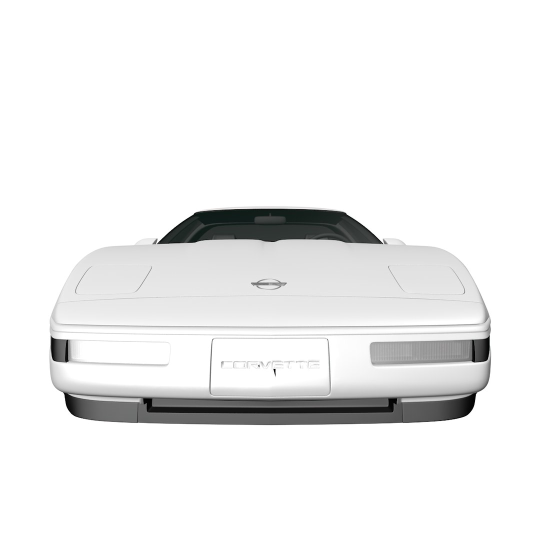 3D Chevrolet Corvette C4 Coupe - 1996 model - TurboSquid 2139053