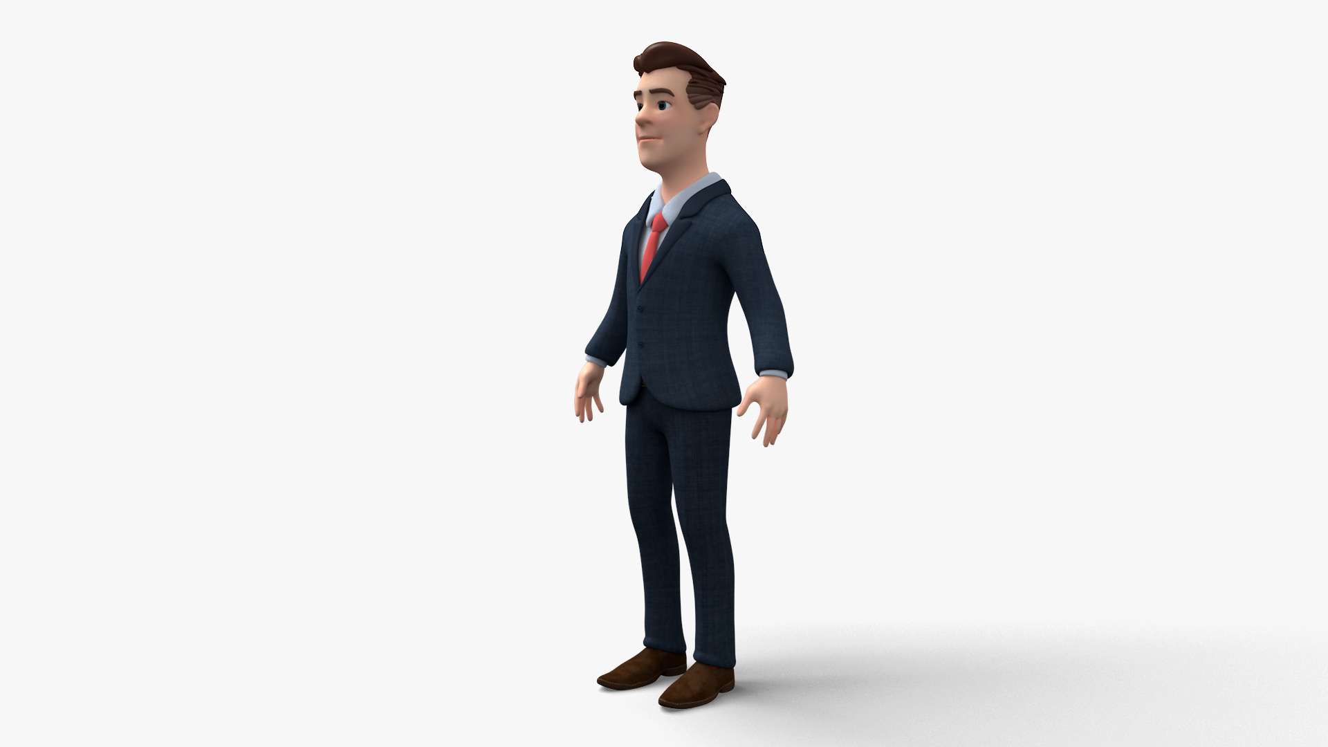 Business Man Character Model - TurboSquid 1646428