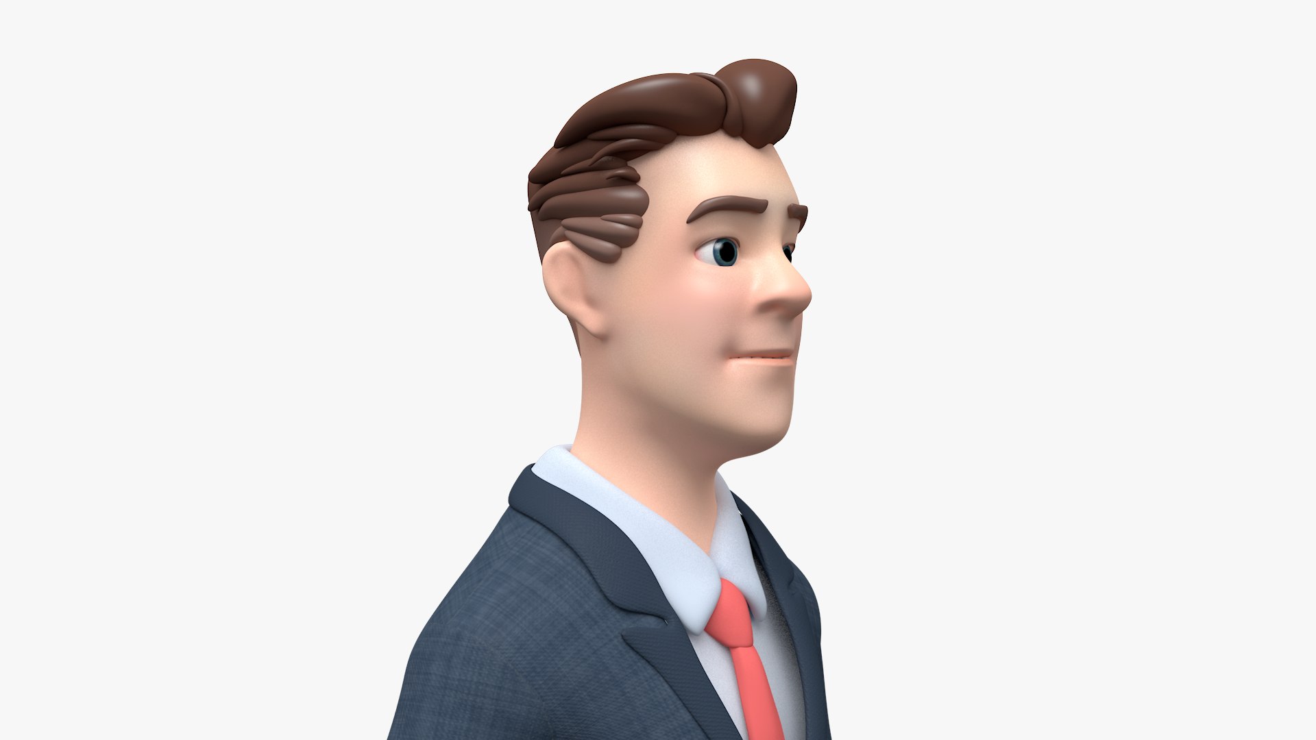 Business Man Character Model - TurboSquid 1646428