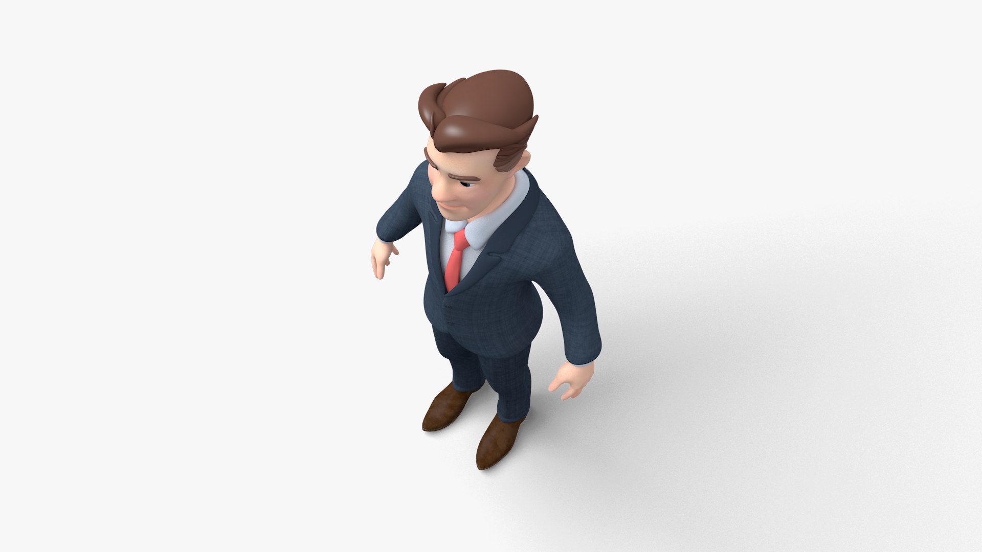 Business Man Character Model - TurboSquid 1646428