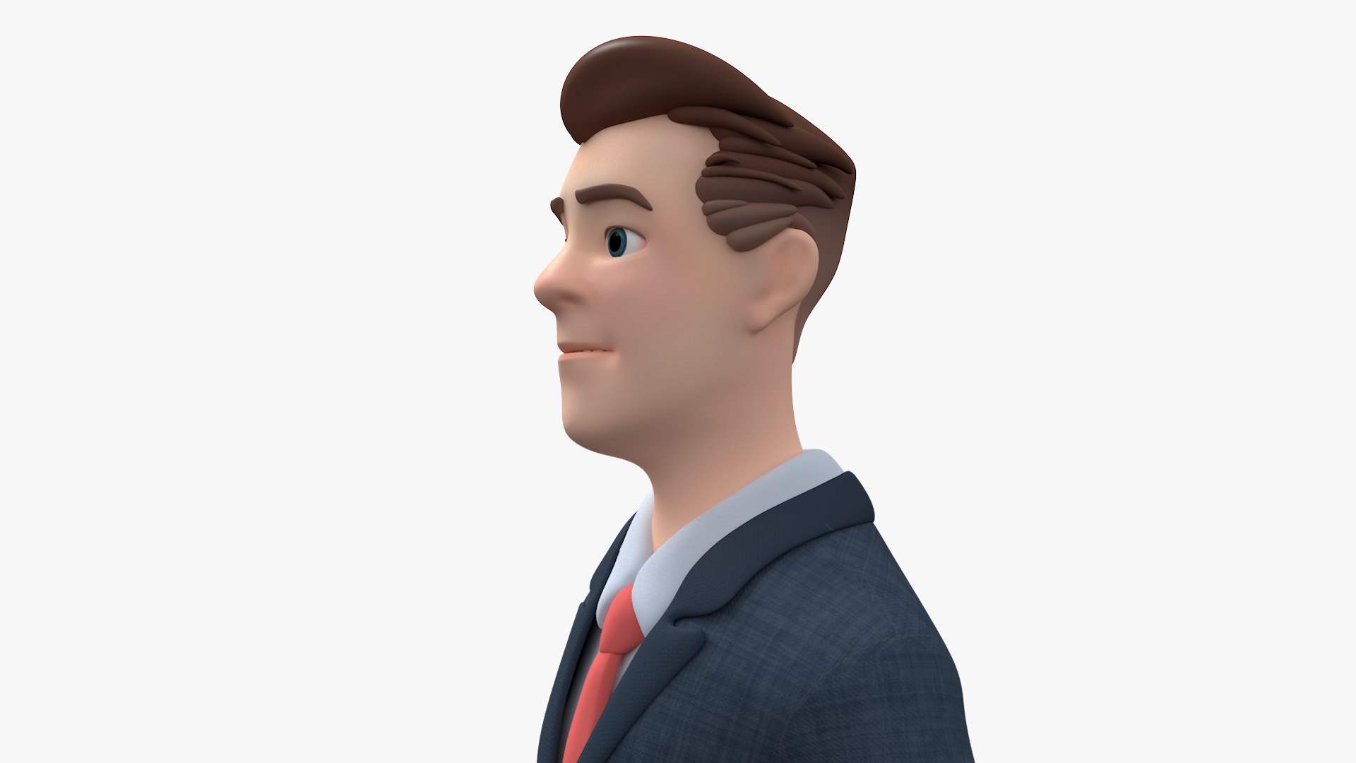 Business Man Character Model - TurboSquid 1646428