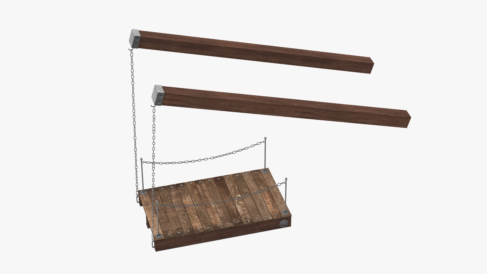 Drawbridge 3D Model - TurboSquid 2110035