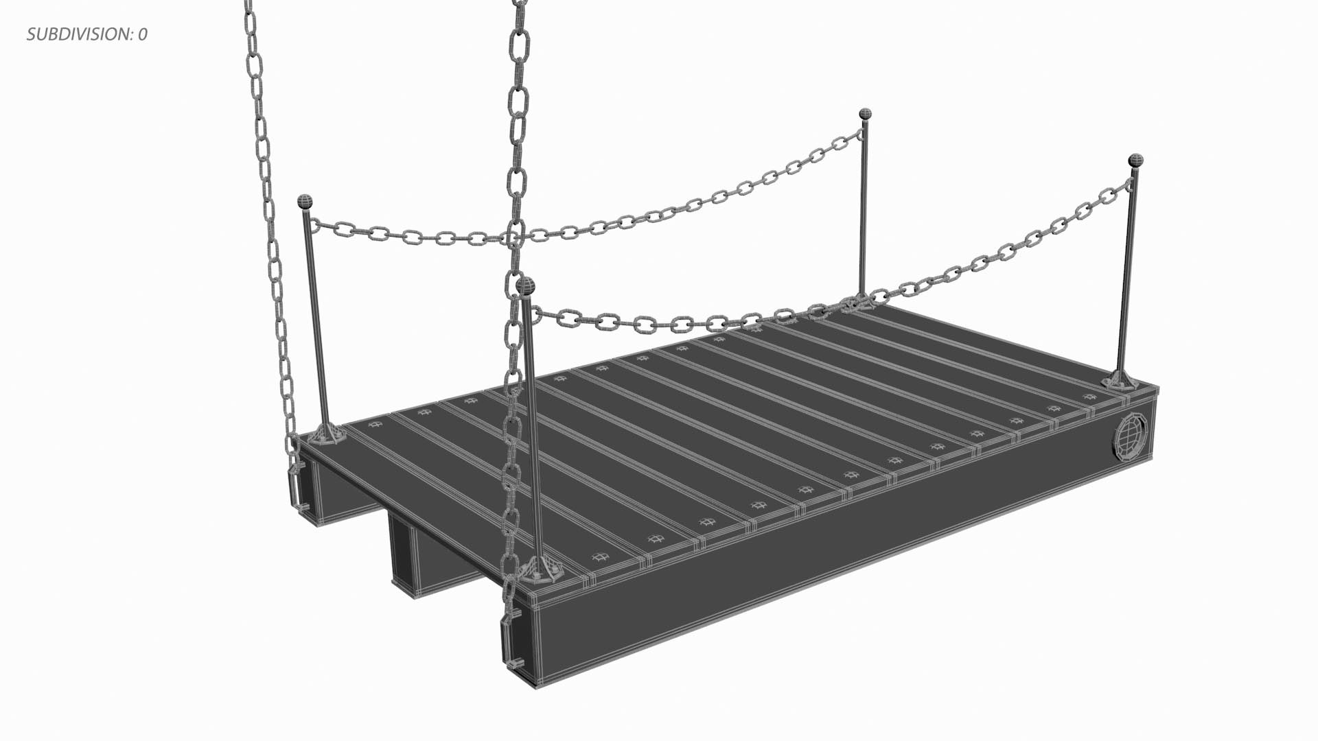 Drawbridge 3D Model - TurboSquid 2110035