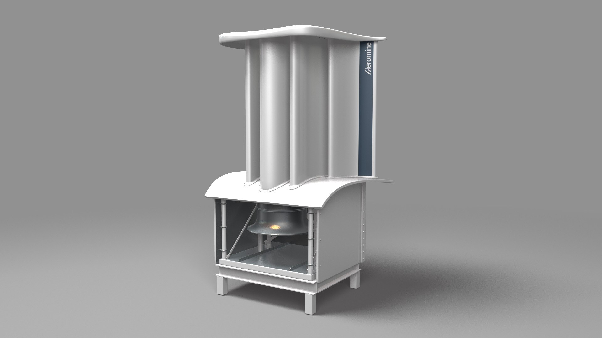 3D Aeromine Wind Turbine Model - TurboSquid 2070924