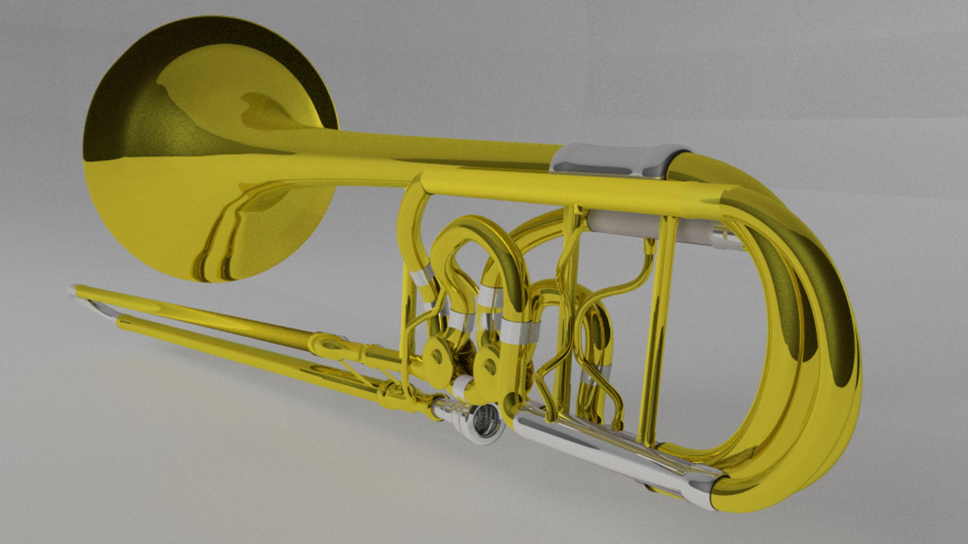 Bass Trombone 3d Model