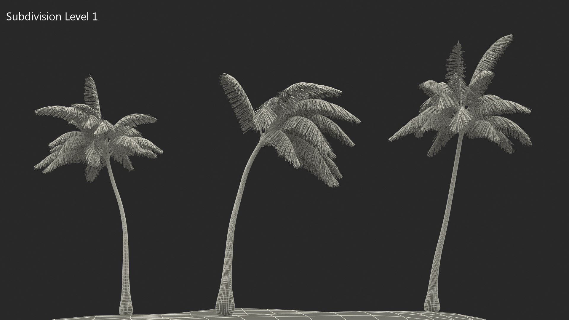 Small Island Ocean Palms 3D Model - TurboSquid 1485712