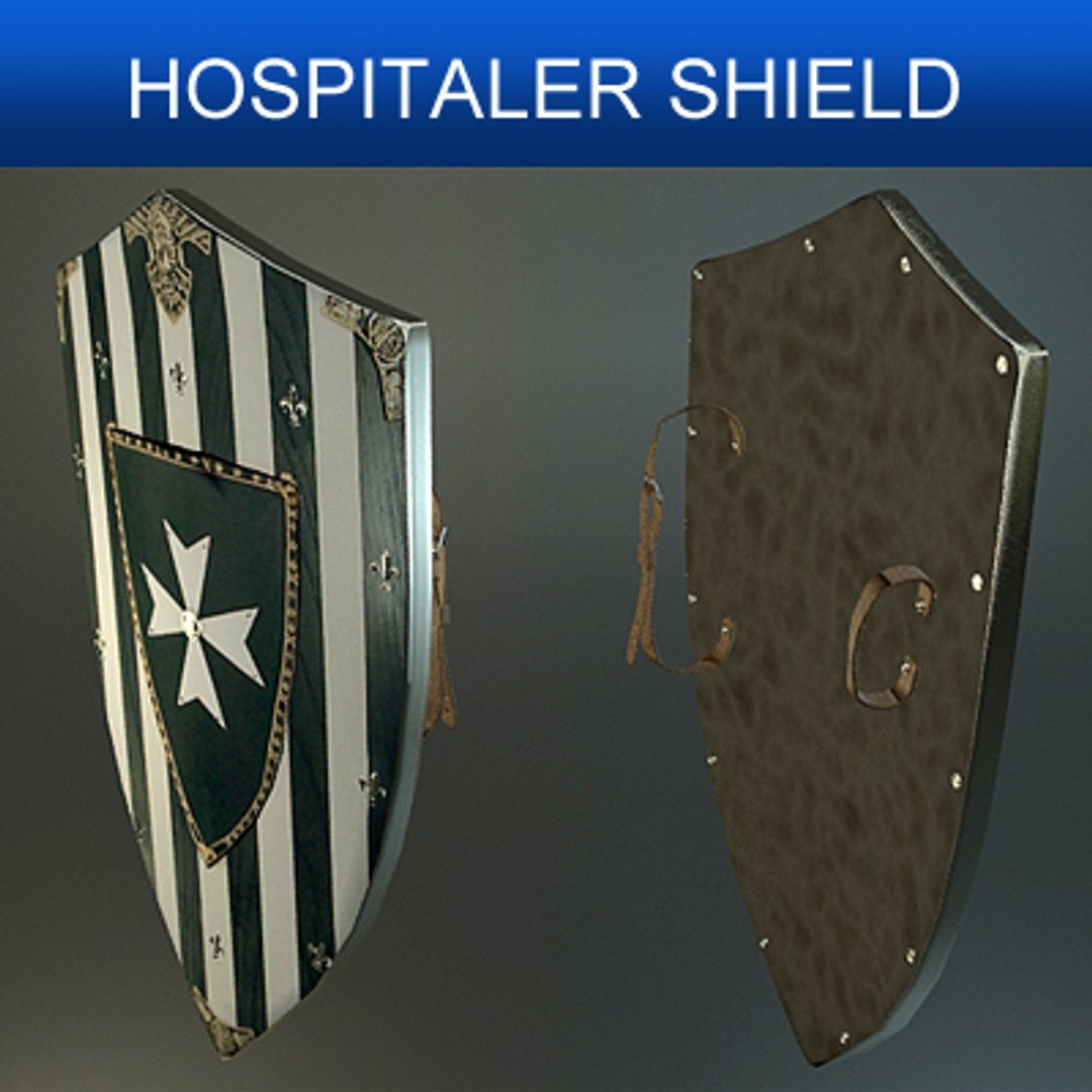 shield hospitalers 3d model
