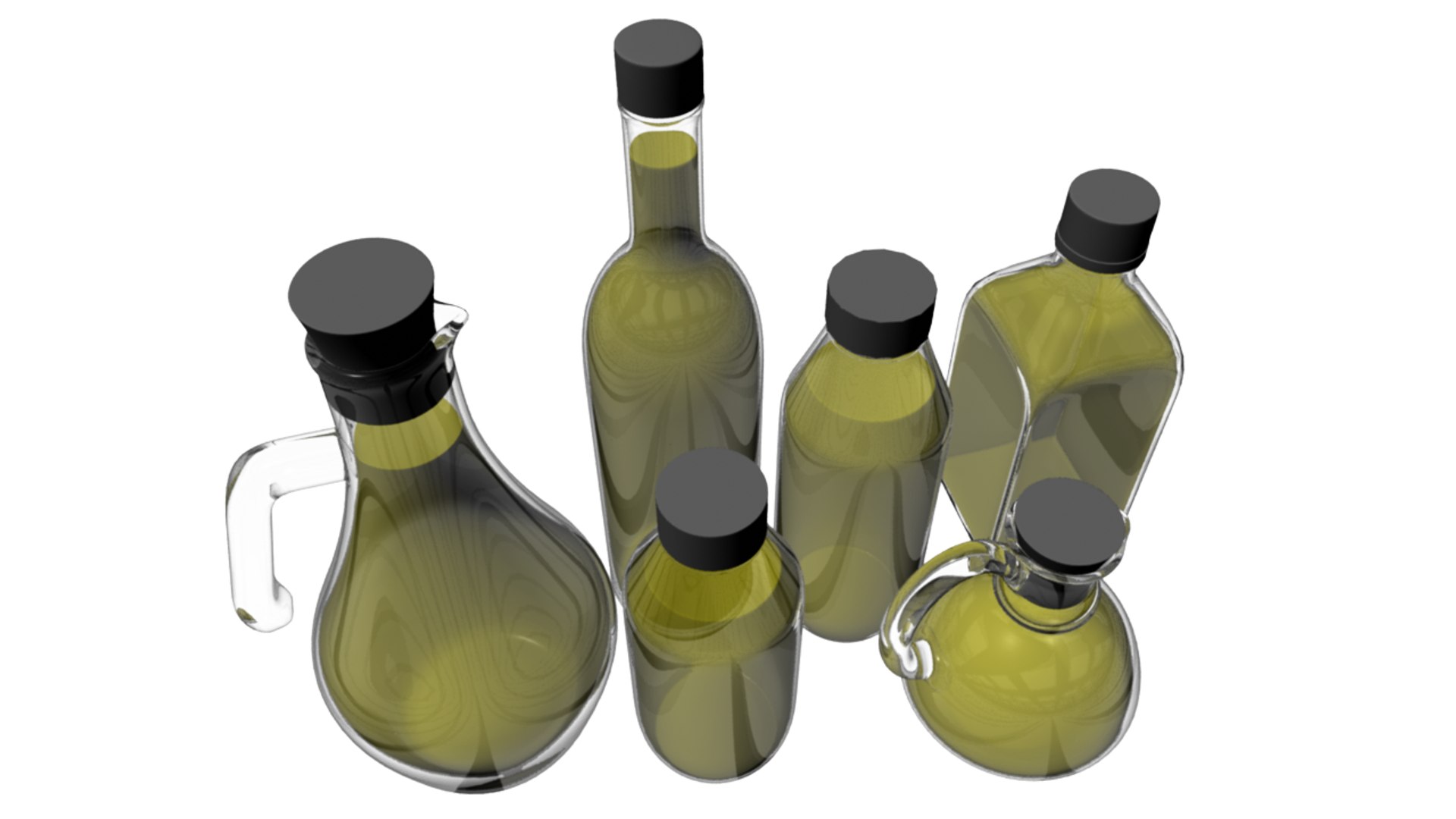 oil liquid 3d obj
