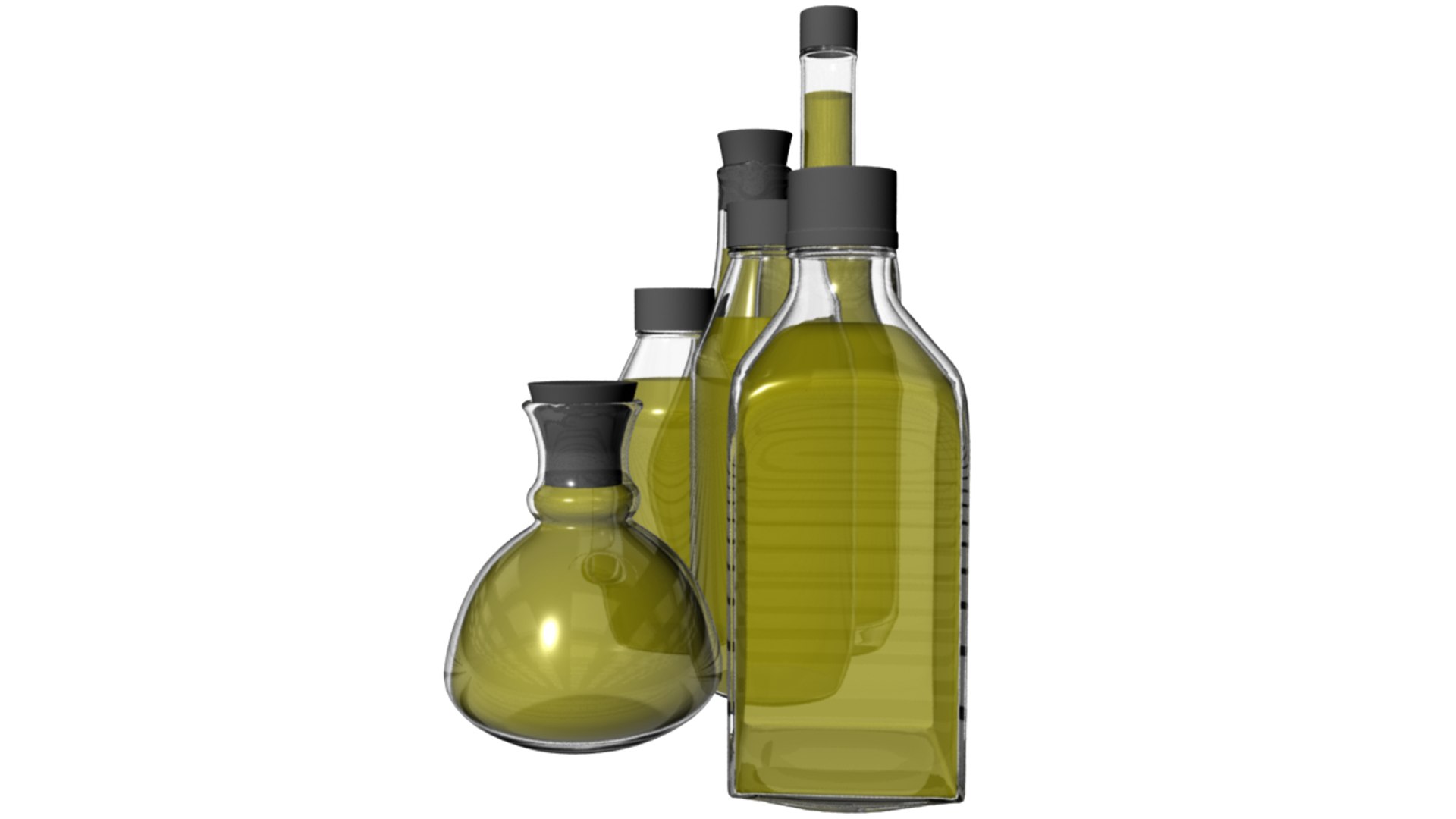 oil liquid 3d obj