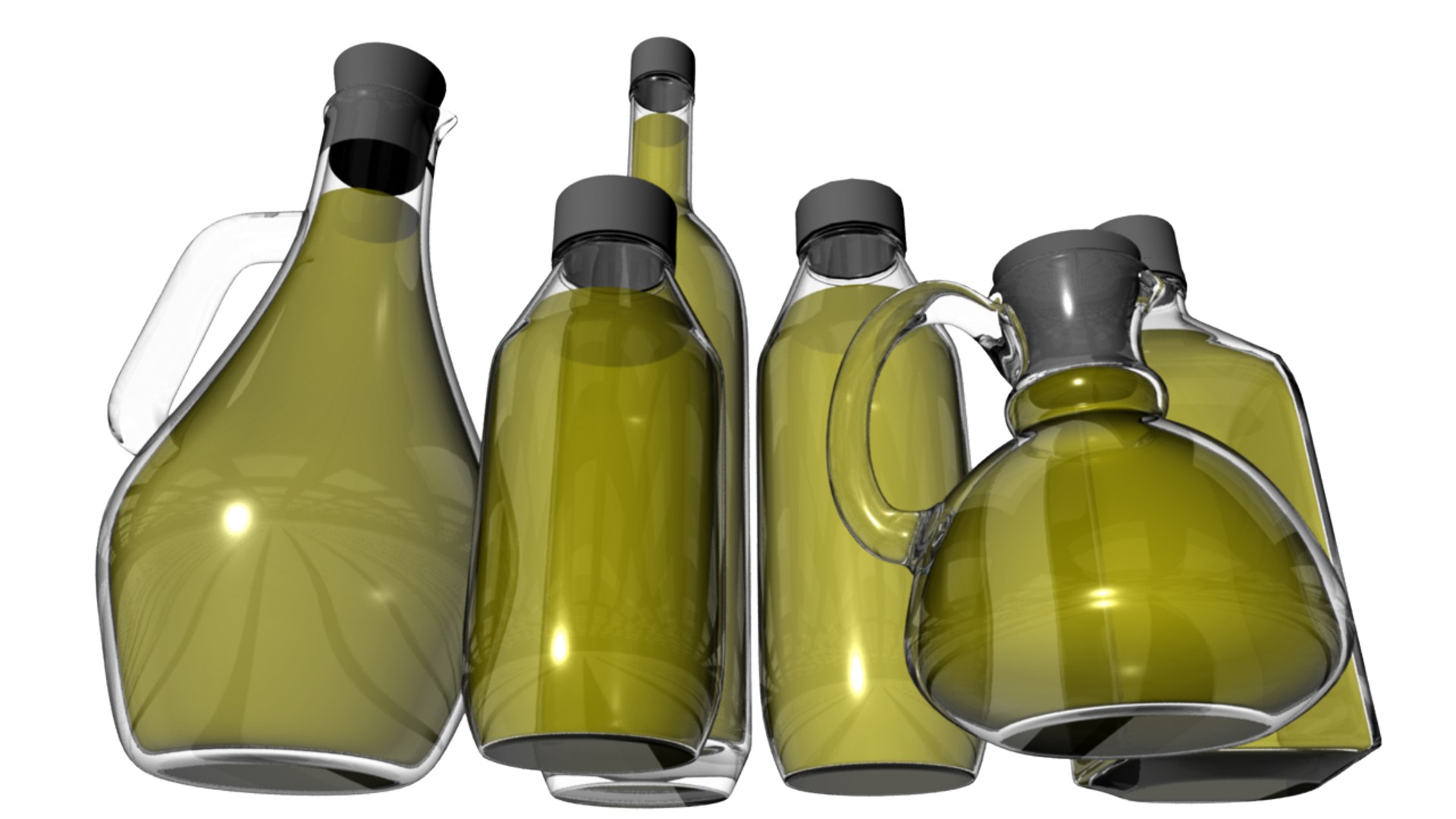 oil liquid 3d obj