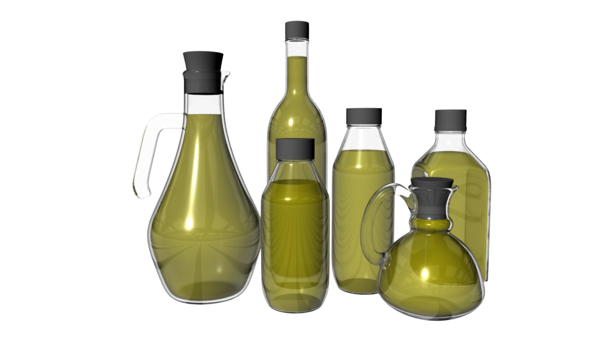 oil liquid 3d obj