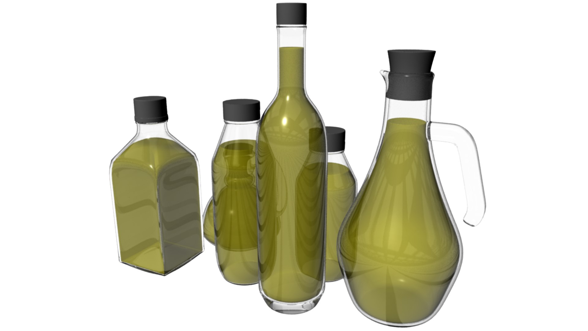 oil liquid 3d obj
