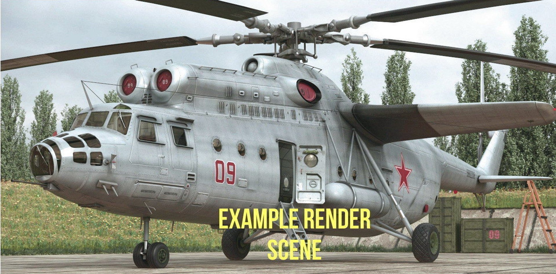 Mil Mi6 3D - TurboSquid 1742326