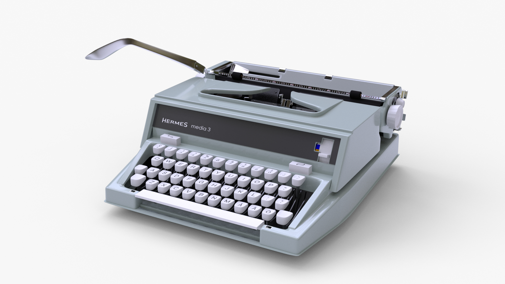 3D Typewriter Type Writer Model - TurboSquid 1681079