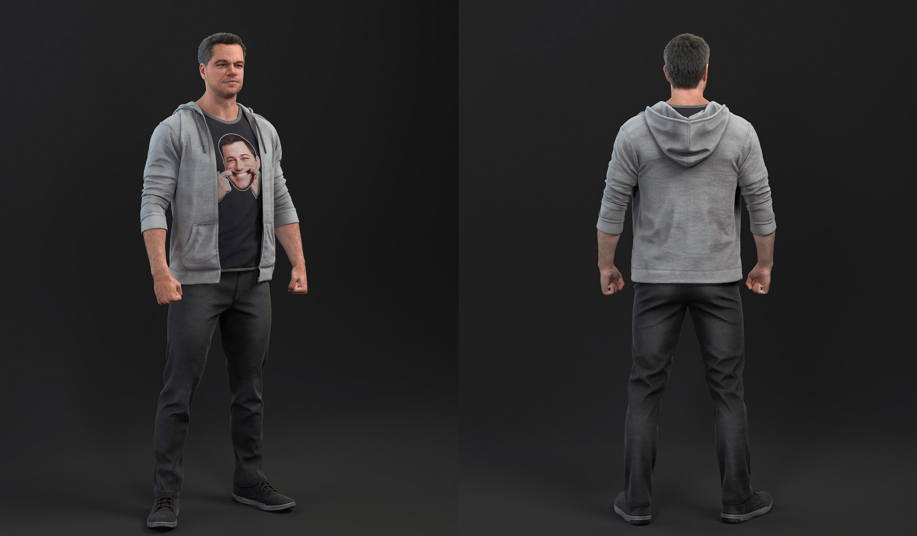 3D Matt Damon Likeness 3D Model - TurboSquid 2299153