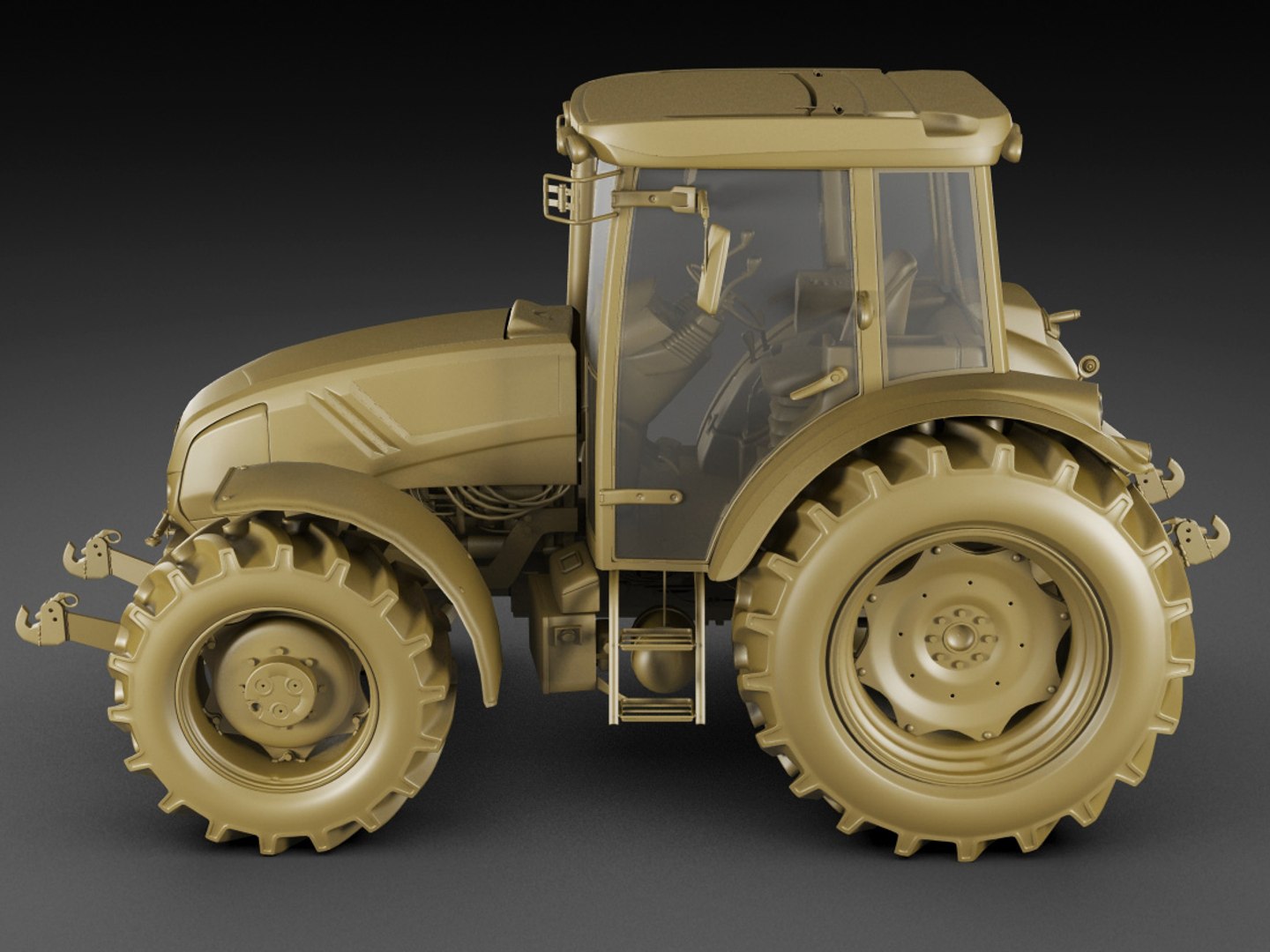 3d Claas Axos Tractor Model