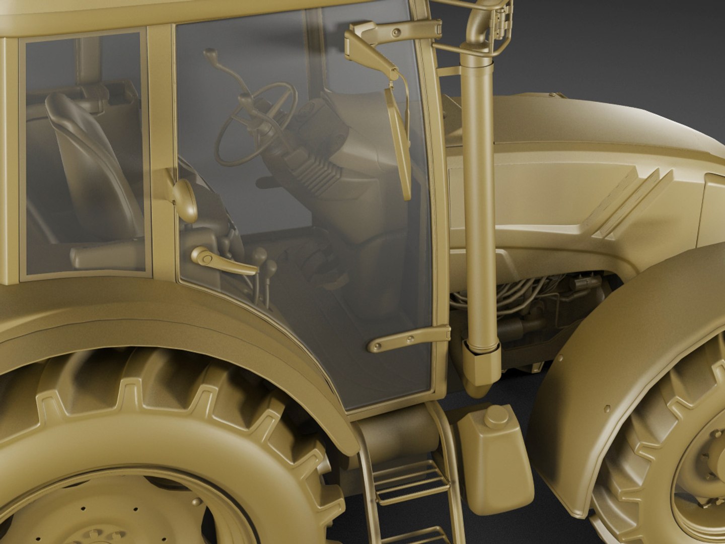 3d Claas Axos Tractor Model