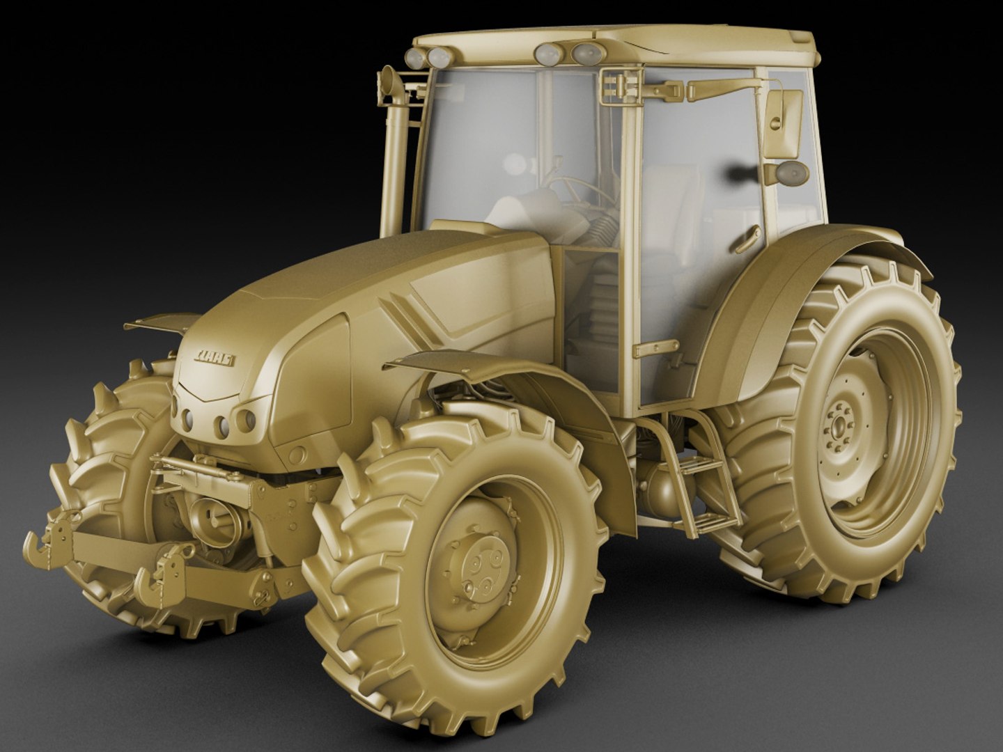 3d Claas Axos Tractor Model