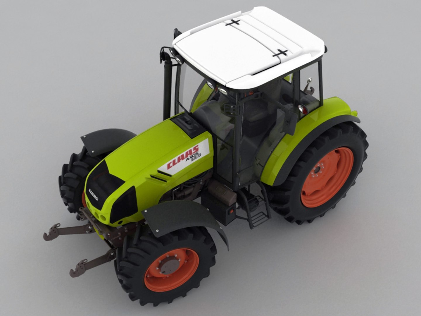 3d Claas Axos Tractor Model