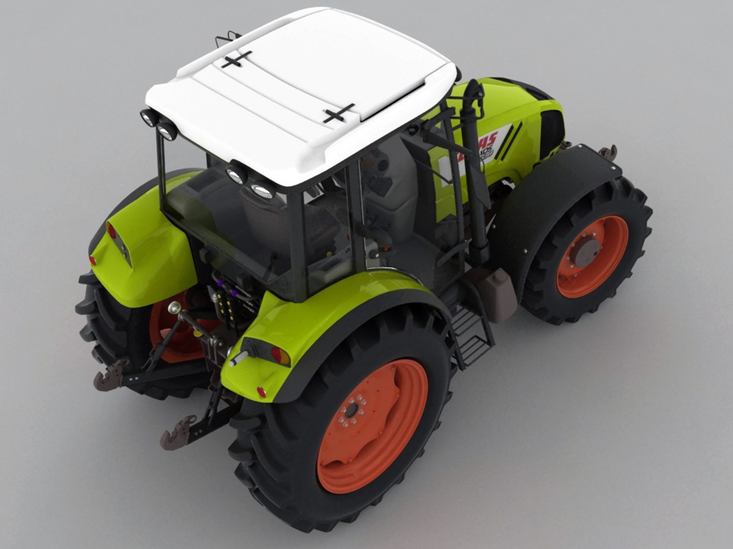 3d Claas Axos Tractor Model