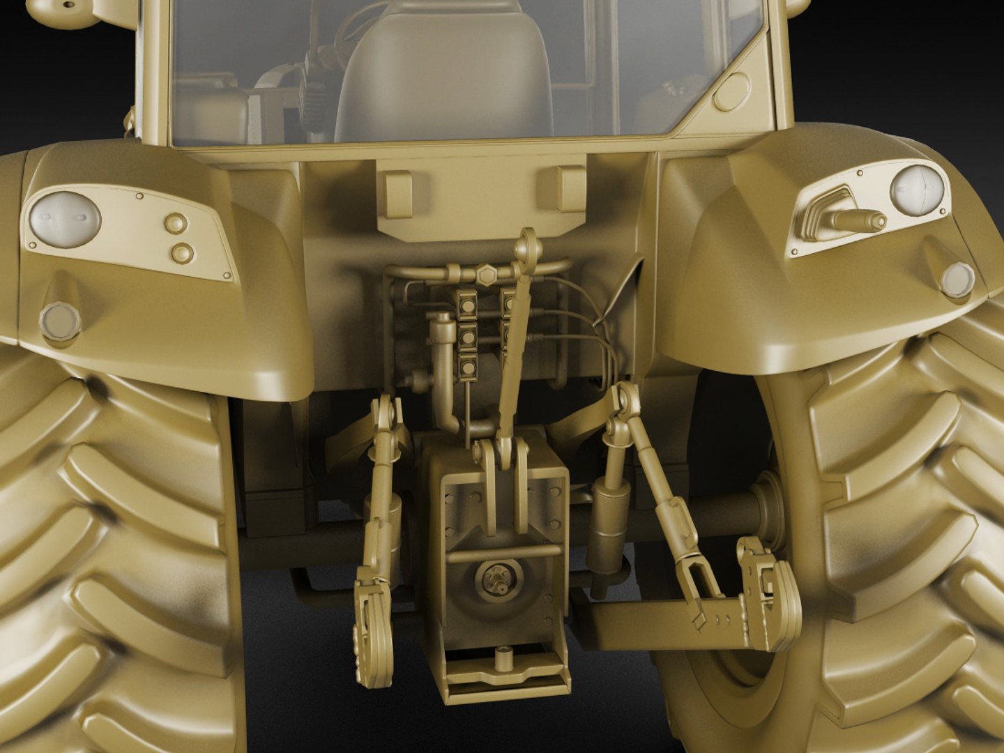 3d Claas Axos Tractor Model