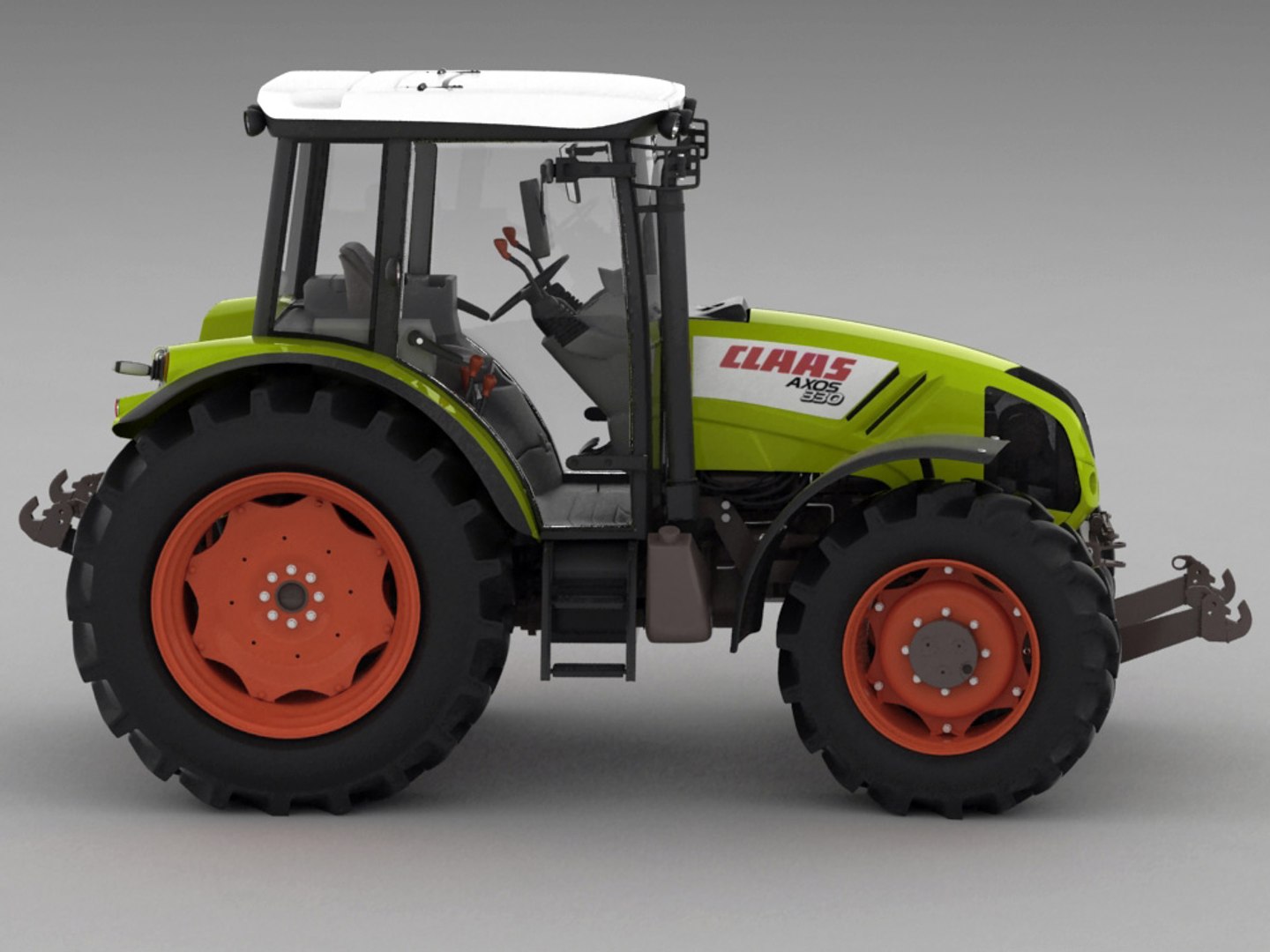 3d Claas Axos Tractor Model