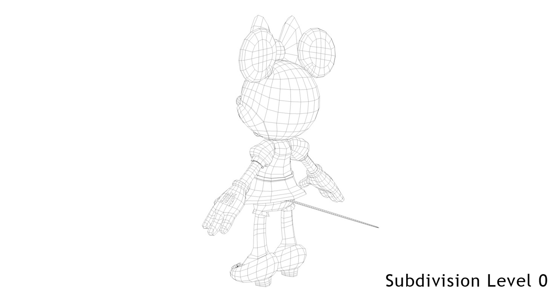 3d Mickey Minnie Mouse