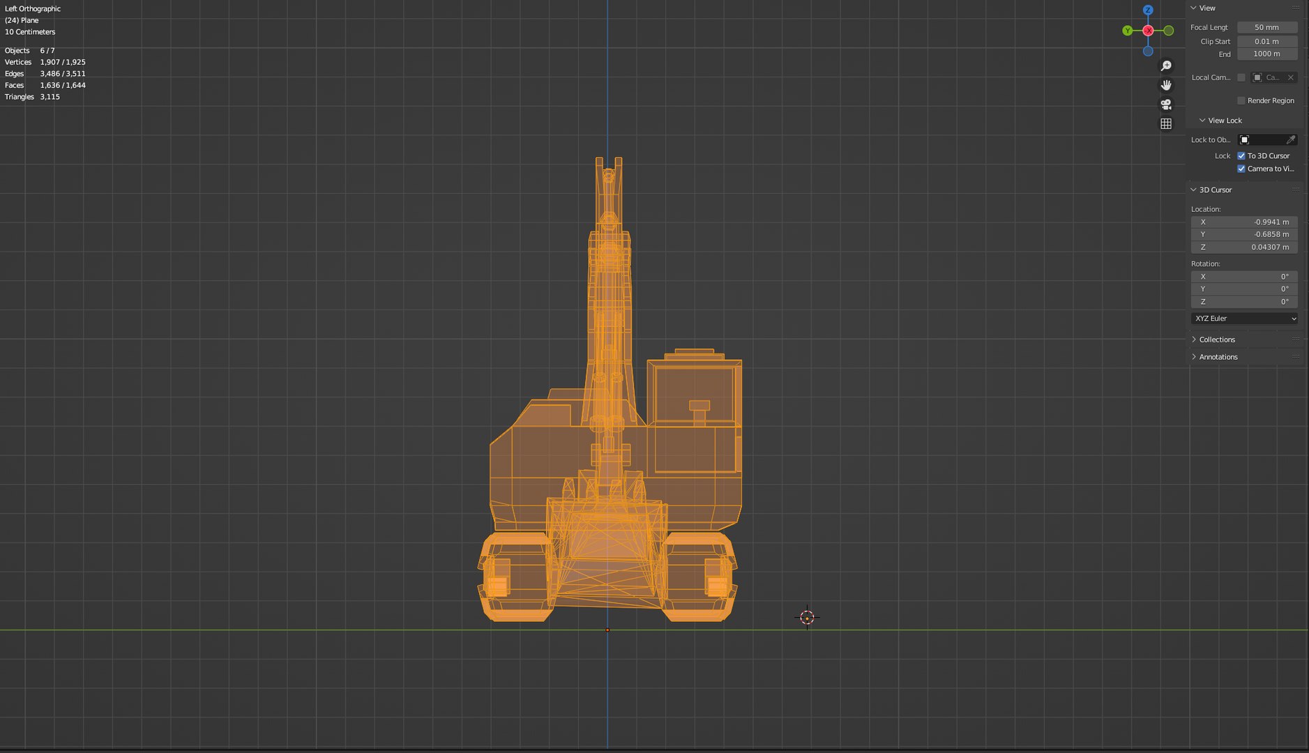 3D Excavator Game Asset Model - TurboSquid 1956129