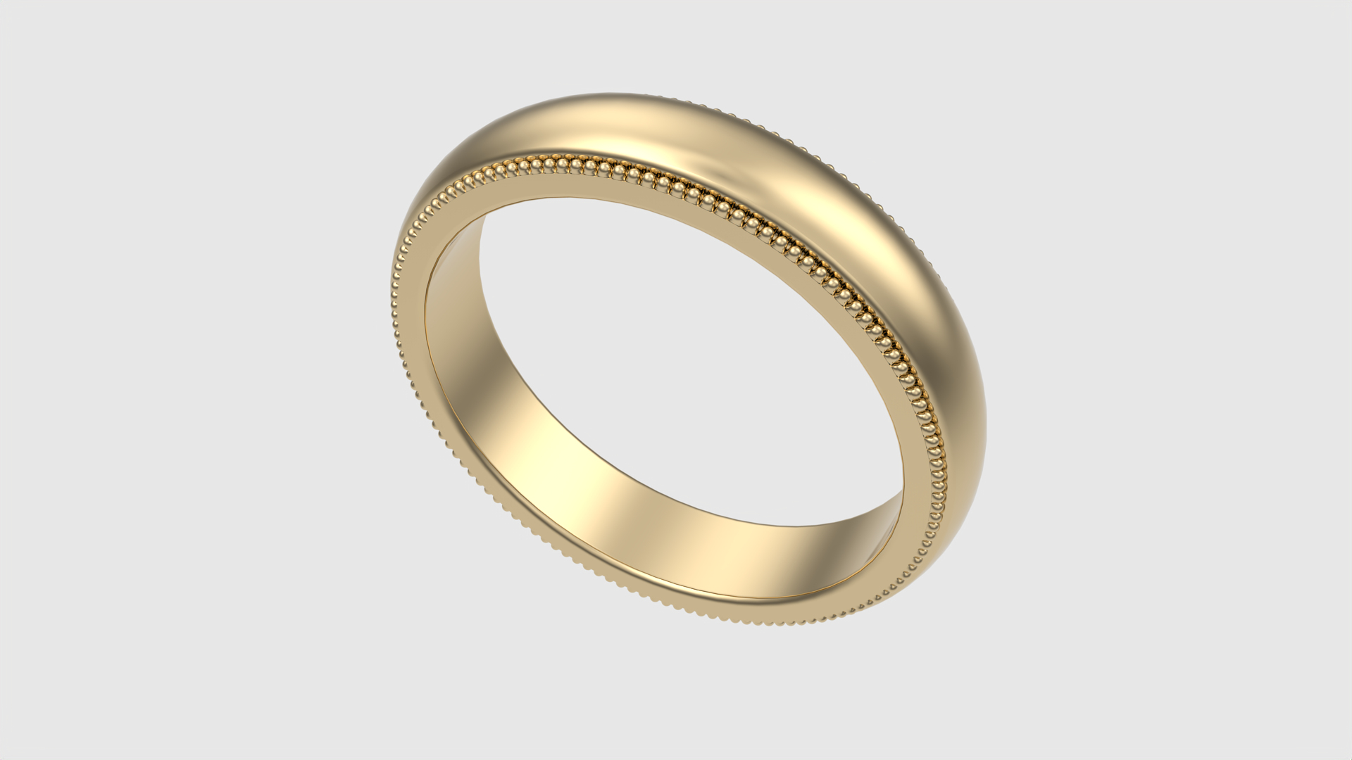 3D Bold Milgrain Edge Band JDBCo - TurboSquid 2346444