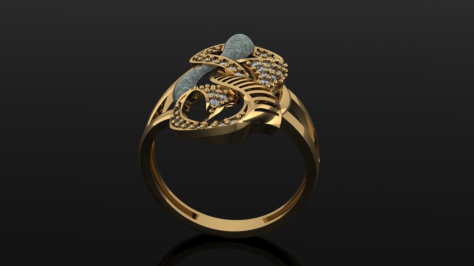 Gold Ring 3D Model - TurboSquid 1703455