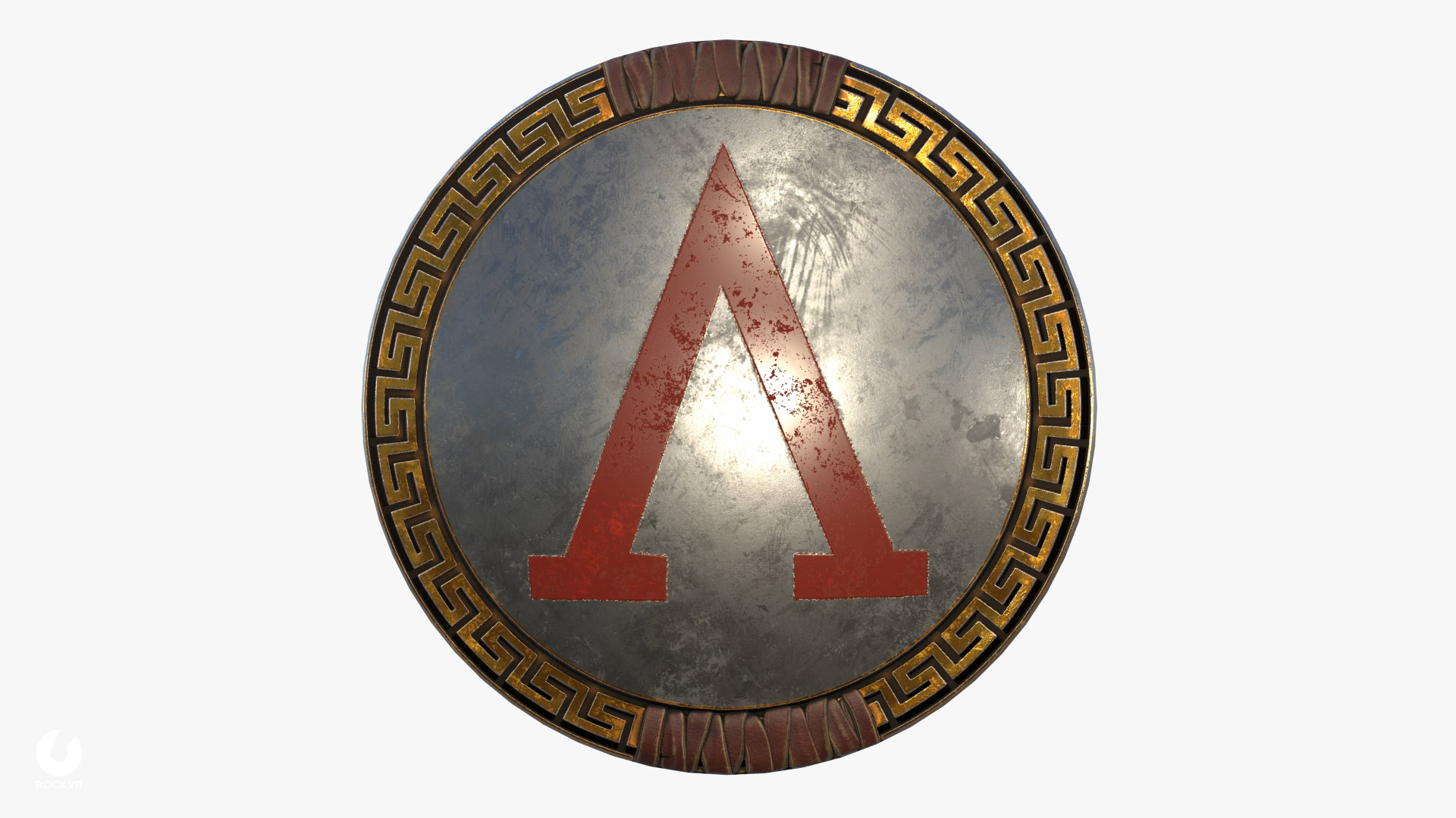 3D Fantasy Shield RPG Hoplite Aspis Porpax Greek Buckler Heater Kite ...