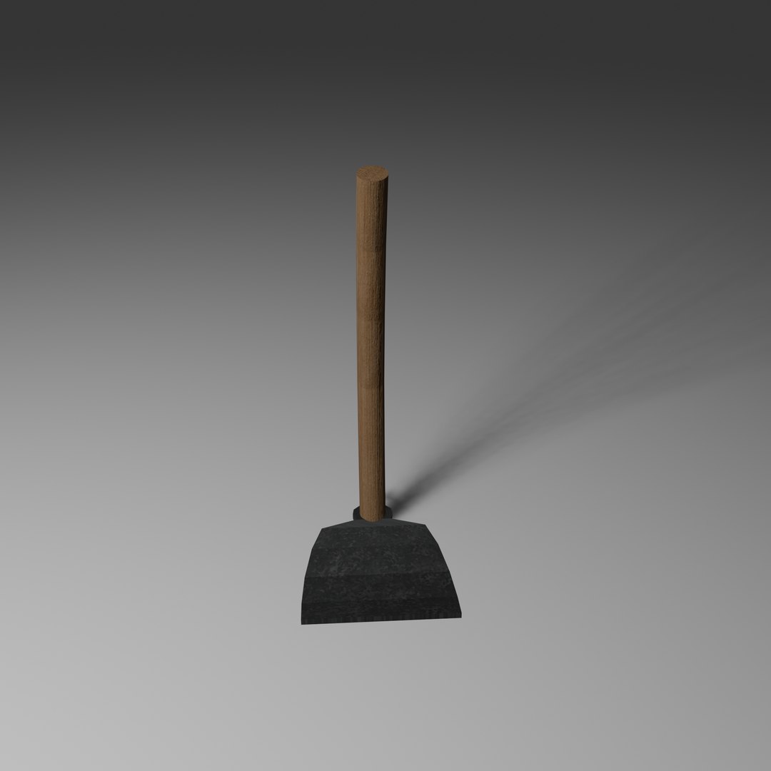 3D Lowpoly Hoe Model - TurboSquid 2241388