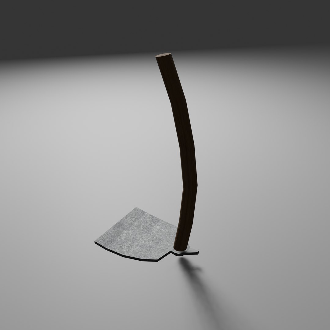 3D Lowpoly Hoe Model - TurboSquid 2241388
