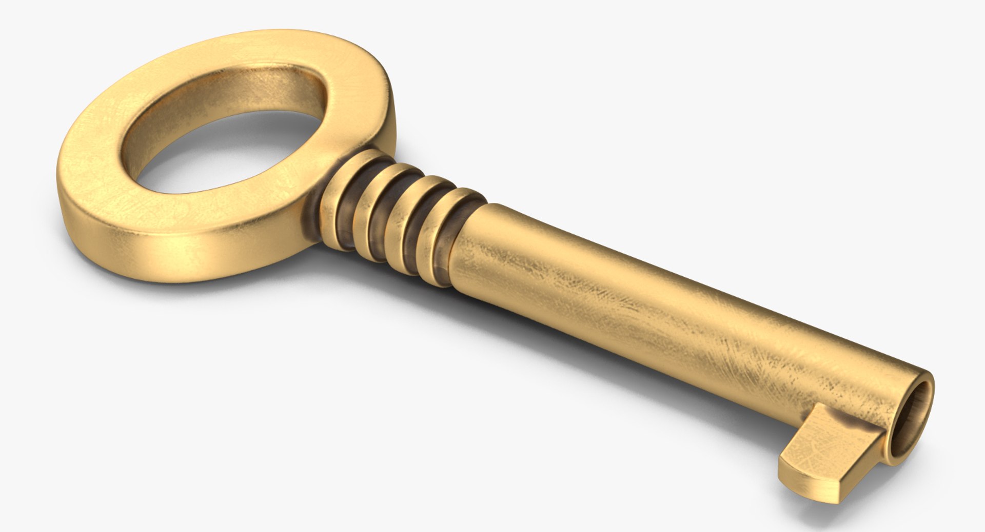 Brass Skeleton Key 3D Model - TurboSquid 1222086