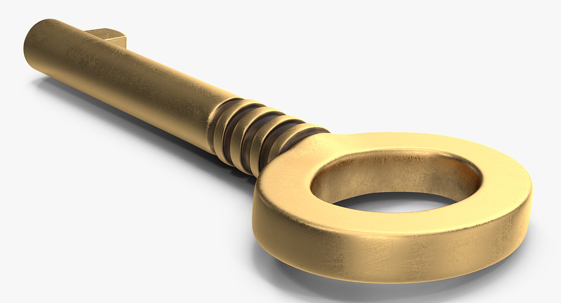 Brass Skeleton Key 3D Model - TurboSquid 1222086