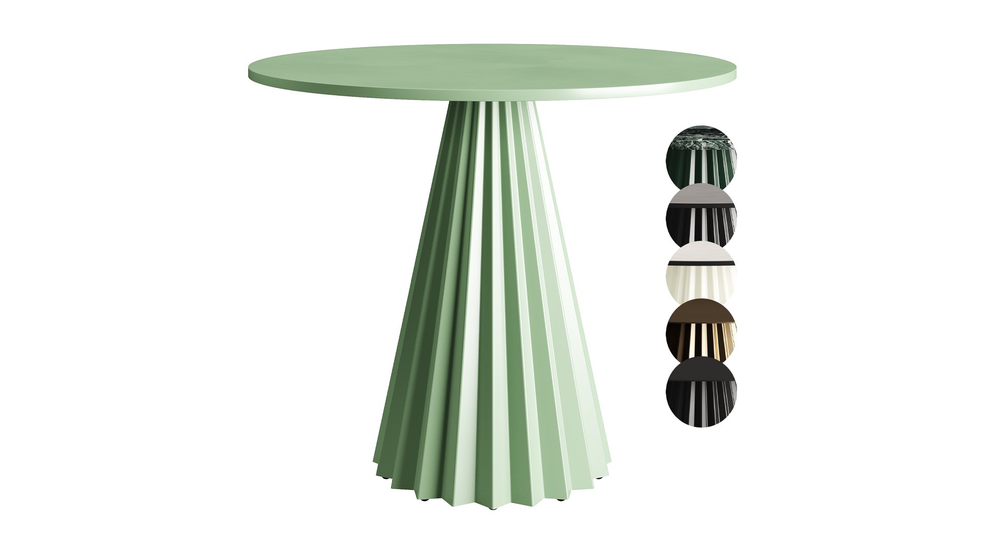 Plisse H73 Bistro Table By MIDJ Model - TurboSquid 2348117