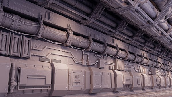 Sci-Fi Architecture Panels Pack vol 03 3D 모델 - TurboSquid 1960946