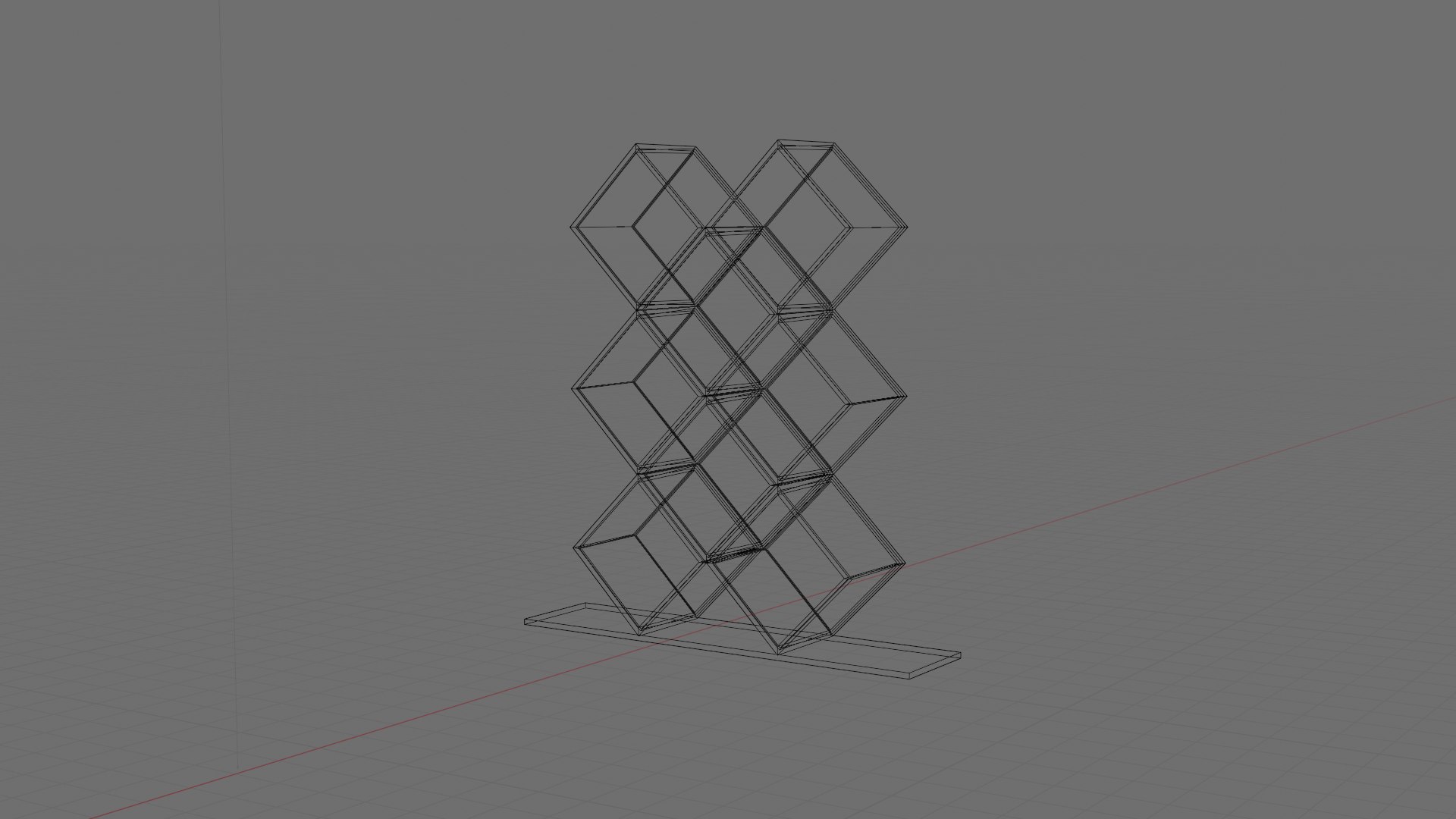 3D Model Modern Bookcase - TurboSquid 1733669