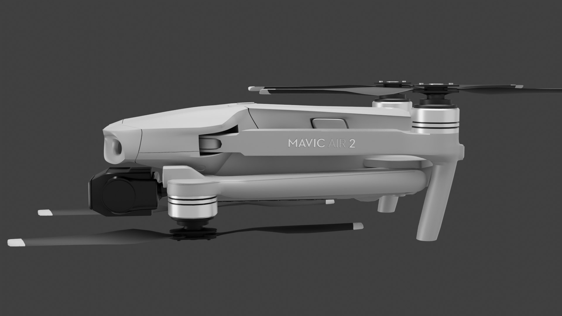 DJI Mavic Air2 3D Model - TurboSquid 2118567