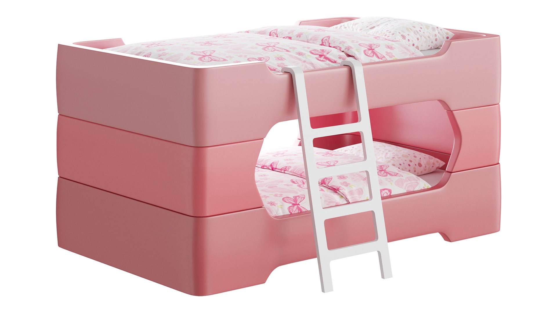 3D Model Bunky Bunk Bed - TurboSquid 2190241