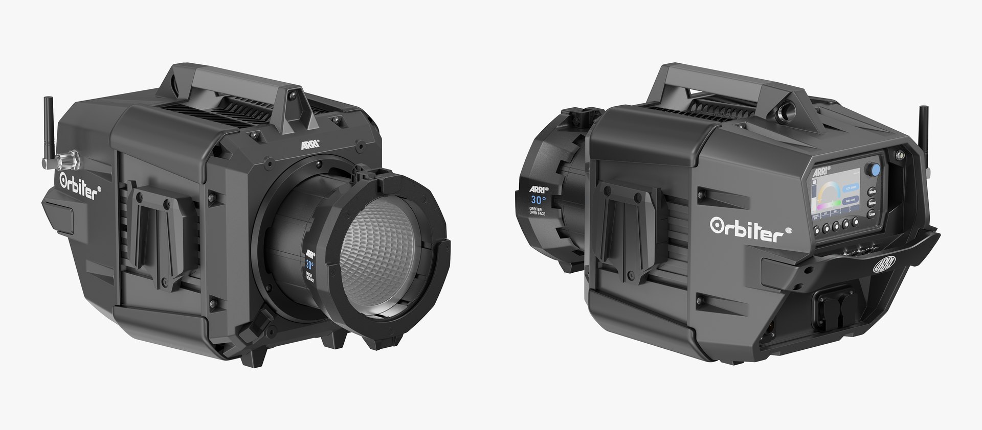 ARRI Orbiter Professional LED Fixture - Black - Without Tripod 3D model ...