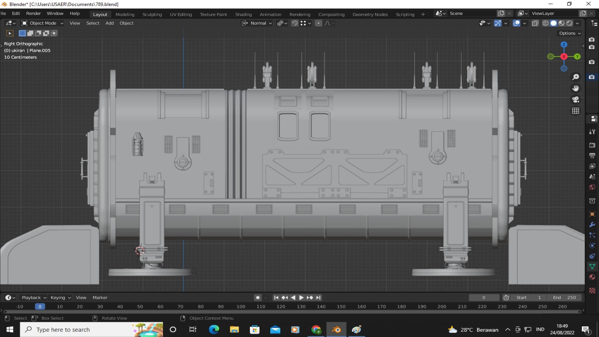Sci-fi cabin 3D model - TurboSquid 1949681