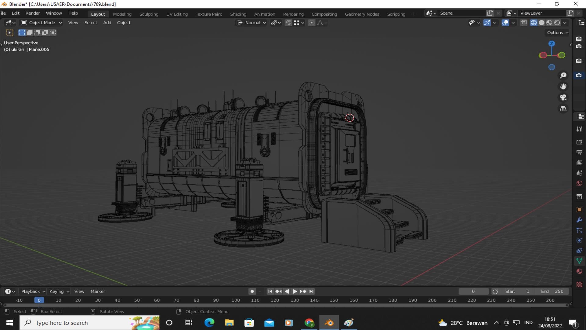 Sci-fi cabin 3D model - TurboSquid 1949681