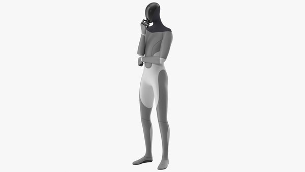 Robotic Humanoid Standing Pose 3D model - TurboSquid 1807015