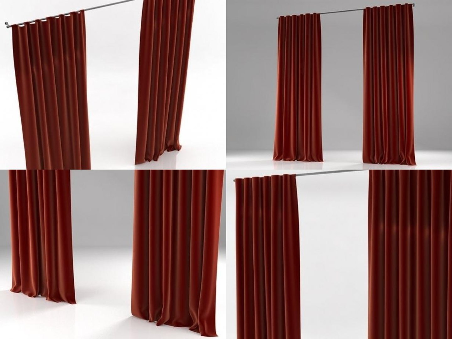 Velvet Drapery Model - TurboSquid 1176932